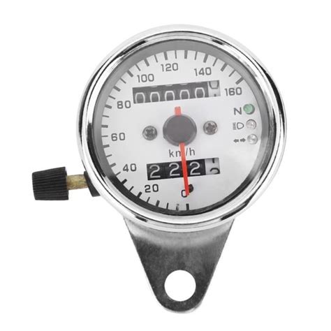 LAG Compteur de moto Compteur de vitesse Odomètre Jauge Clignotant