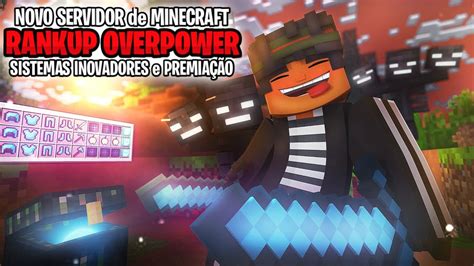 NOVO SERVIDOR De RANKUP OVERPOWER Para MINECRAFT PIRATA SPAWNERs