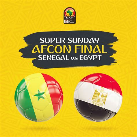 Afcon Final Senegal Vs Egypt Behance