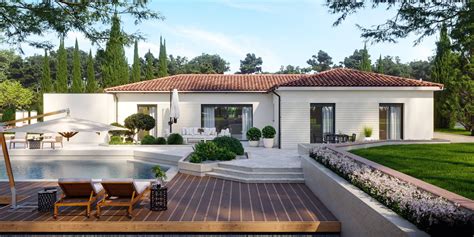 Maison Traditionnelle Plain Pied Longitude Maisons Clair Logis