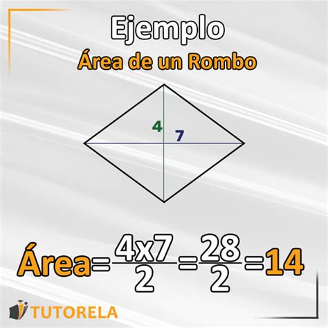 El área de un rombo Tutorela