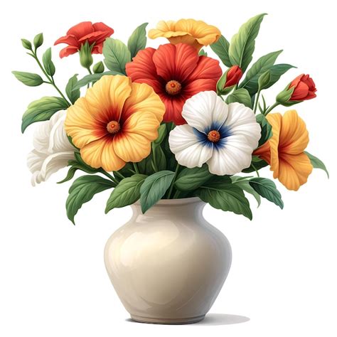 Premium Photo Vase Of Flowers Clipart