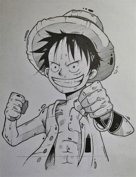 Monkey D Luffy Drawing By Brianna Haillon Saatchi Art