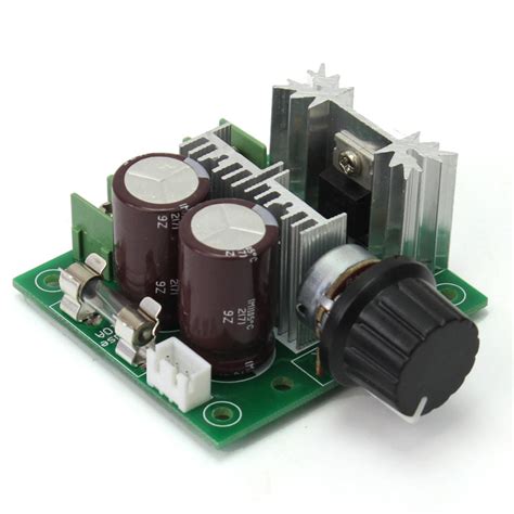 Controlador PWM De Velocidad De Motor DC 12V 40V 10A 13khz Electronilab