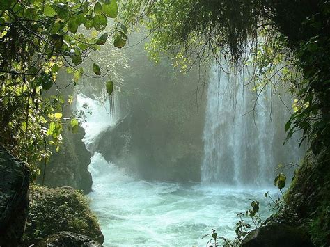 Tamasopo Waterfalls San Luis Potosi Mexico Cascadas Tamasopo