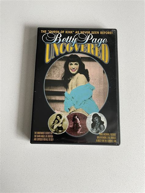 Betty Page Uncovered DVD 2000 Queen Of Kink Never Seen Before