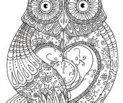 Coloriage Zen Animaux gratuit à imprimer