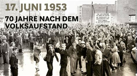Juni Jahre Nach Dem Volksaufstand