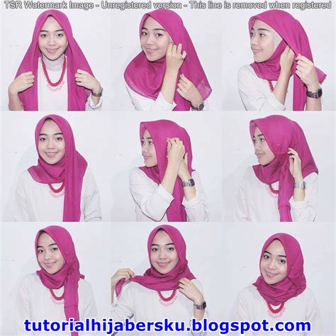 Tutorial Hijab Untuk Wajah Bulat Pengantin Ragam Muslim