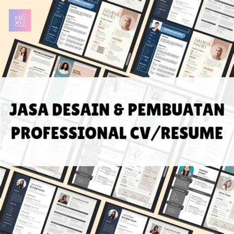Jual Jasa Pembuatan CV ATS Friendly Desain CV Curriculum Vitae
