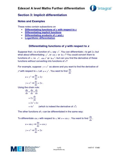 implicit differentiation pdf derivative equations