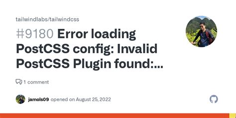 Error Loading PostCSS Config Invalid PostCSS Plugin Found 0 Issue