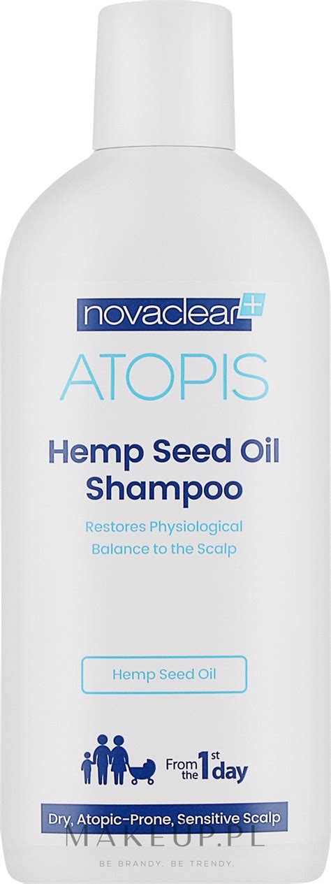 Novaclear Atopis Hemp Seed Oil Shampoo Szampon Z Organicznym Olejem Z