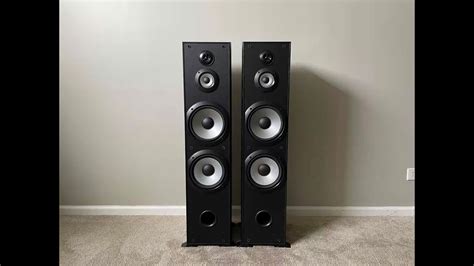 Sony Ss F P Way Tower Home Floor Standing Speakers Youtube