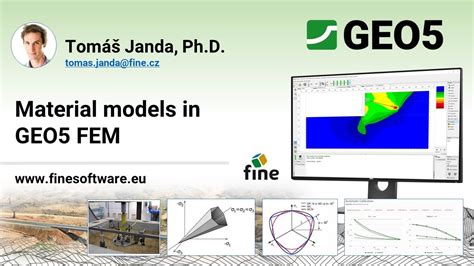 webinar material models in geo5 fem software youtube