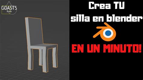 Como Hacer Una Silla En Blender Guia YouTube