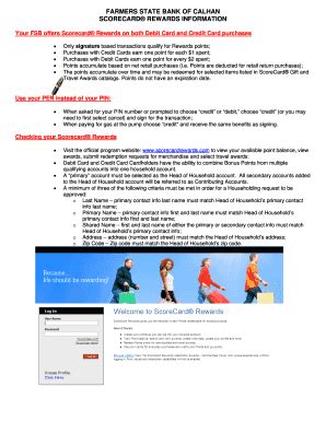 Fillable Online Ig Libertyonline Farmers State Bank Of Calhan Scorecard