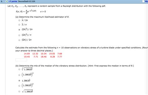 solved let x1 x2 xn represent a random sample f