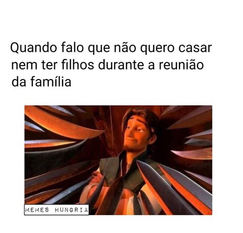 Quando falo que não quero casar nem ter filhos durante a reunião da