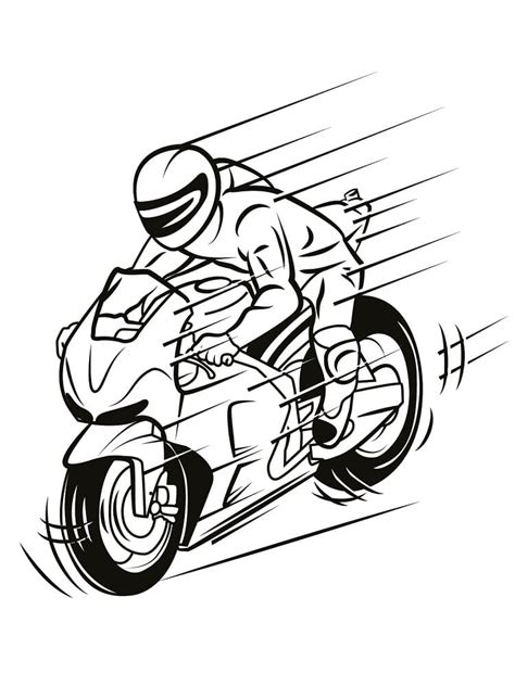 Desenhos De Moto Simples Para Colorir E Imprimir ColorirOnline