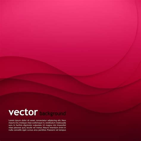 Fondo de línea curva abstracta Vector Premium