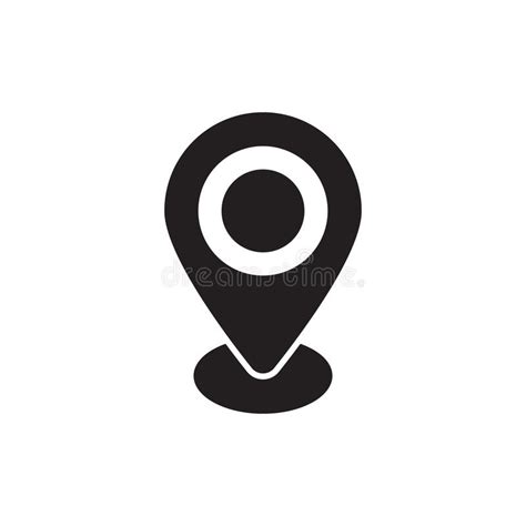 Perno De Los Mapas Icono Del Mapa De Ubicaci n Ilustración del Vector