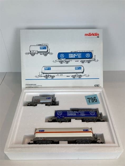 Märklin H0 4787 Model train freight wagon set 1 Set of three