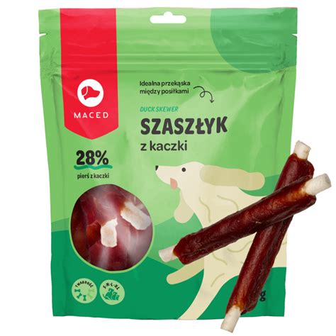 MACED PAŁECZKI WOŁOWE Z KACZKĄ 500G PRZYSMAK DLA PSA na Unizoo pl