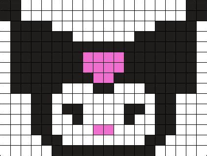 Kuromi Perler Perler Bead Pattern Bead Sprites Characters Fuse Bead