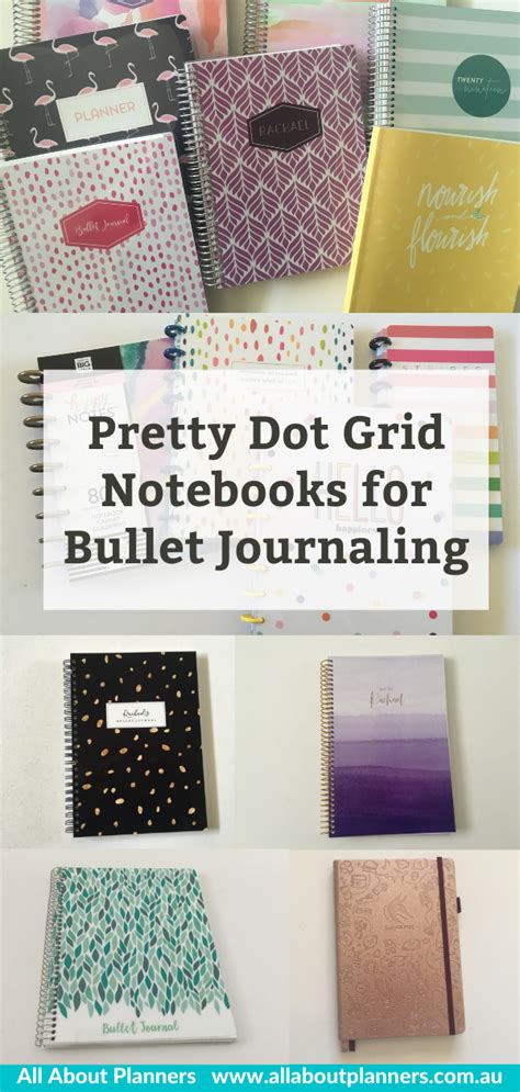 Pretty Dot Grid Notebooks For Bullet Journaling Roundup