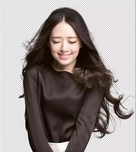 PS美女抠图教程利用通道工具抠出美女明星郭碧婷写真照的头发丝 站长资讯中心