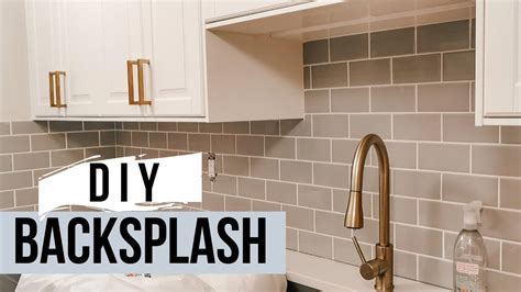 HOW TO INSTALL SUBWAY TILE BACKSPLASH UNDER 300 KITCHEN MAKEOVER
