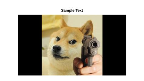gun doge Animated Maker Piñata Farms The best meme generator