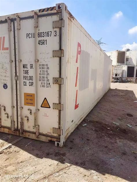 Used Second Hand Iso Standard Ft Hc Reefer Shipping Container