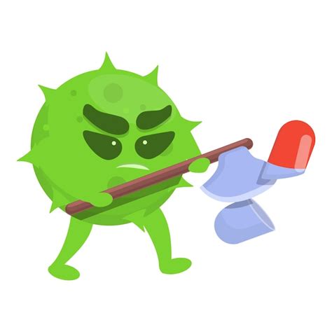 Premium Vector Fight Antibiotic Resistance Icon Cartoon Of Fight