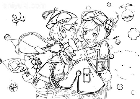 Dibujos De Klee Genshin Impact Para Colorear Aniyuki