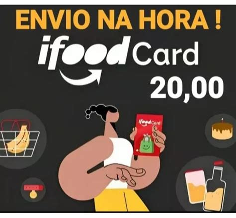 Gift Card Ifood R Cart O Digital Original H Mercadolivre