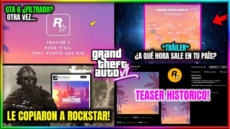 GTA 6 FILTRADO OTRA VEZ A ESTA HORA SALE EL TRÁILER EN TU PAÍS