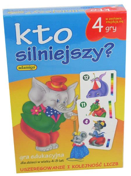 Kto Silniejszy Gra Edukacyjna Adamigo Adamigo Sklep EMPIK