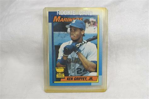 Topps Mariners Ken Griffey Jr Rookie Baseball Card Mint 336 1990