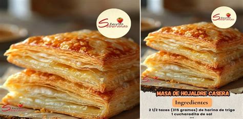 Masa de hojaldre casera Ver más Soy Receta Soberana
