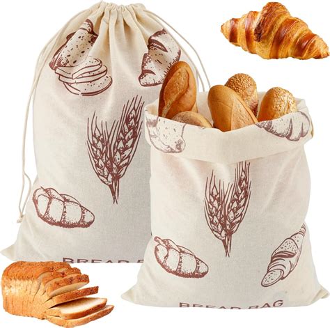 Pi Ces Sac A Pain Tissu Longue Conservation X Cm Sac Pain