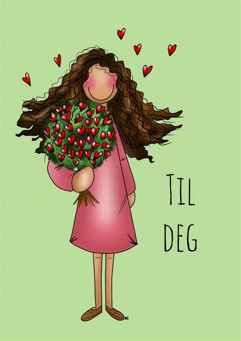 Gratulasjonskort Til Deg Lykketegning Illustrat R