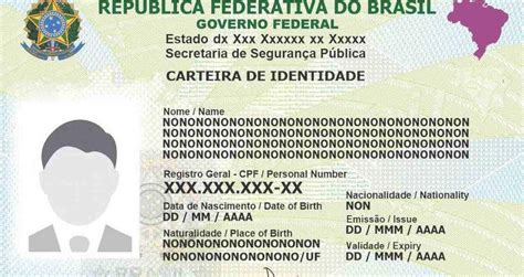 Fim Do Rg Nova Carteira De Identidade Come A A Ser Emitida Em Todo O