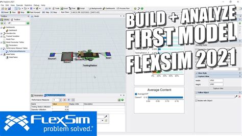 flexsim 2021 build your first simulation model youtube