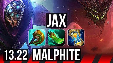 JAX Vs MALPHITE TOP 11 2 9 Legendary 800K Mastery NA Diamond