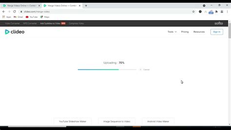 How To Merge Videos In Clideo Youtube