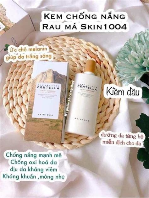 Kem chống nắng rau má skin 1004 Lazada