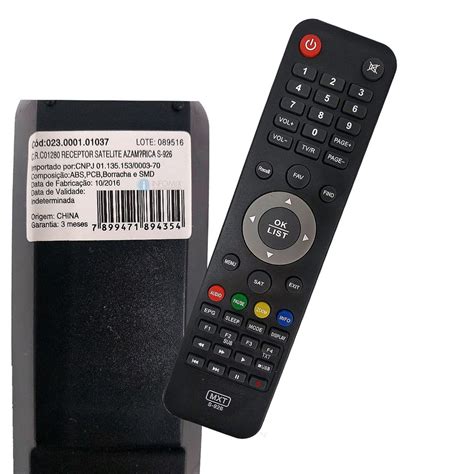 Controle Remoto Receptor Satélite mxt C01280 em Promoção Ofertas na