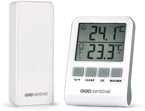 Scs Sentinel Hcn Thermom Tre Digital Avec Sonde Ext Rieure Sans